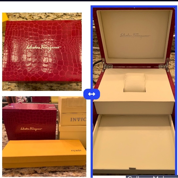 Accessories | Salvatore Ferragamo Watch And Jewelry Box Invicta Fendi ...